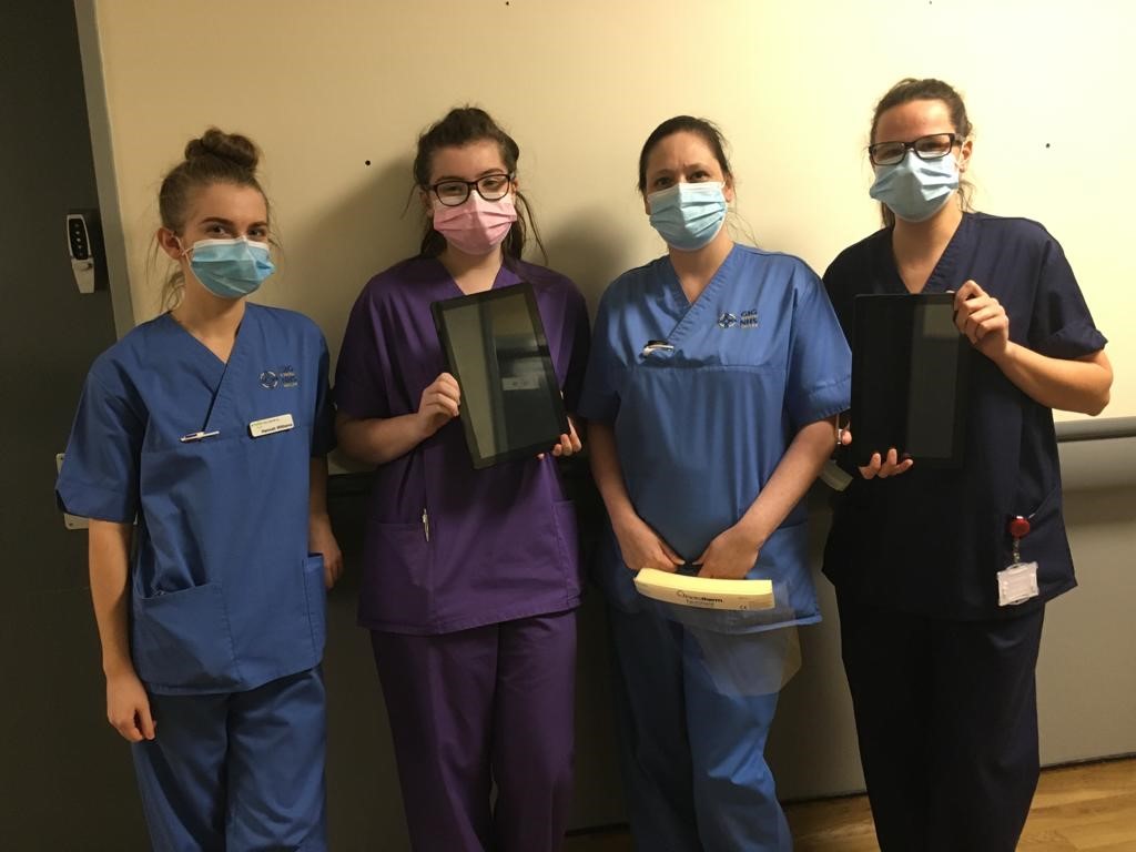 Tablet donation helps families and patients - United Welsh | United Welsh