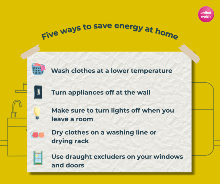 Five ways to save energy at home - United Welsh | United Welsh